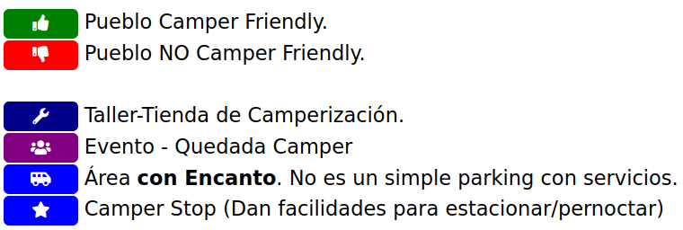 Aplicación Pueblos Camper Friendly