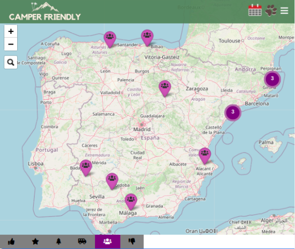 Quedadas de furgonetas y autocaravanas camper